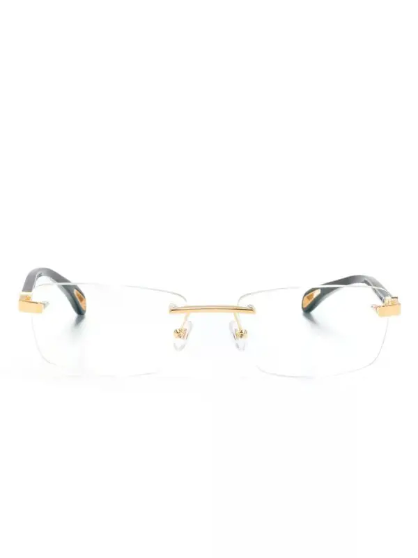 MAYBACH EYEWEAR The Artist Ix Rimless Glasses - Black