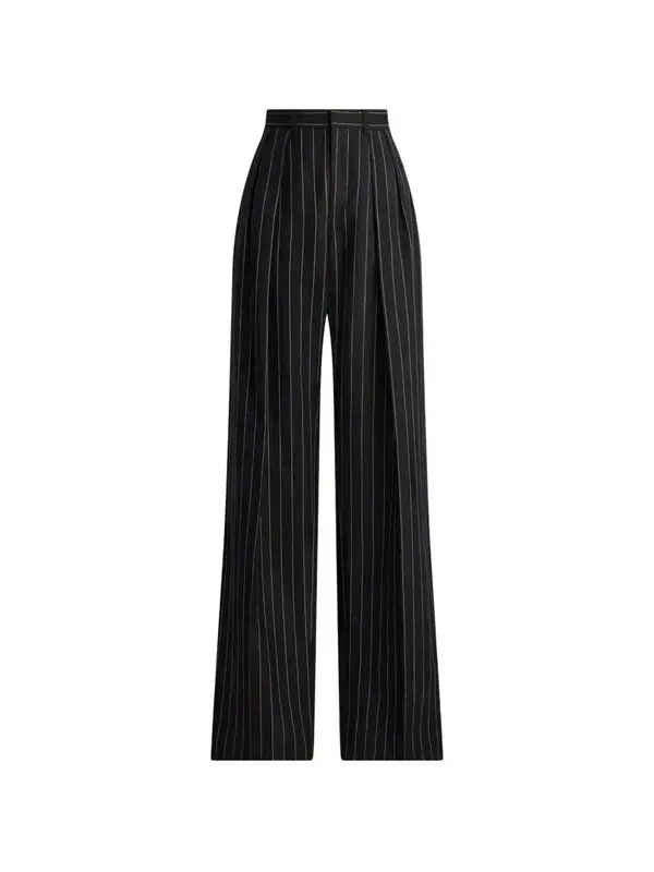 Ralph Lauren Striped Pleated Trousers