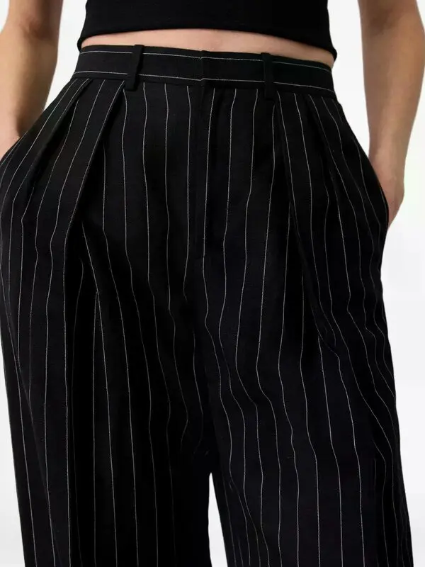Ralph Lauren Striped Pleated Trousers