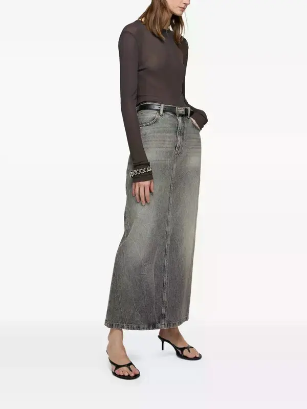 Acne Studios Long-sleeve Ribbed Top - Brown