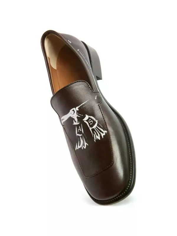 Acne Studios Graphic Leather Loafers