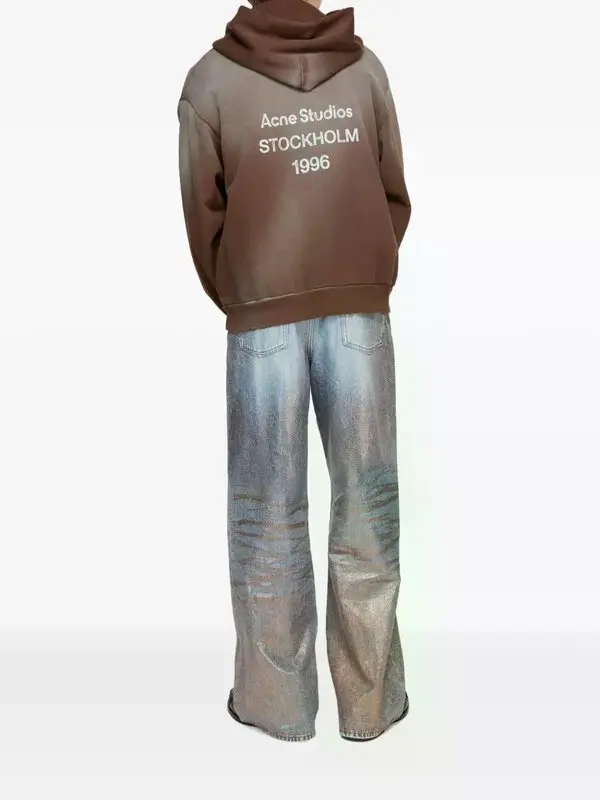 Acne Studios Wide-leg Glitter Jeans