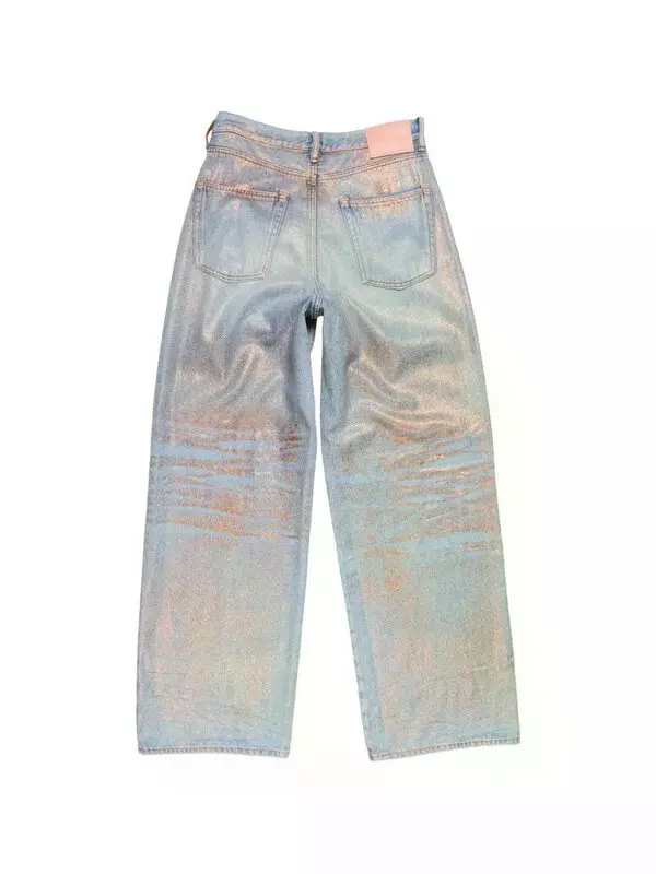 Acne Studios Wide-leg Glitter Jeans