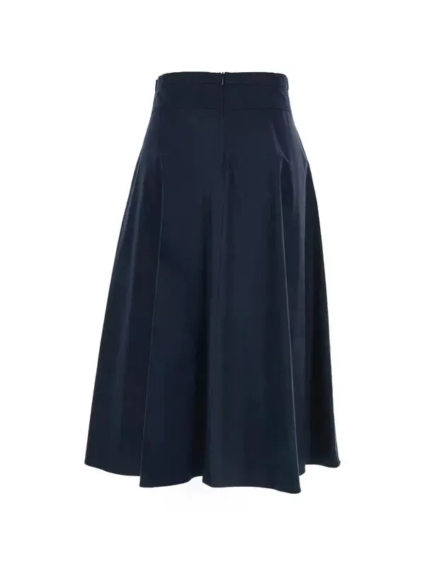 Max Mara Pleated A-line Skirt