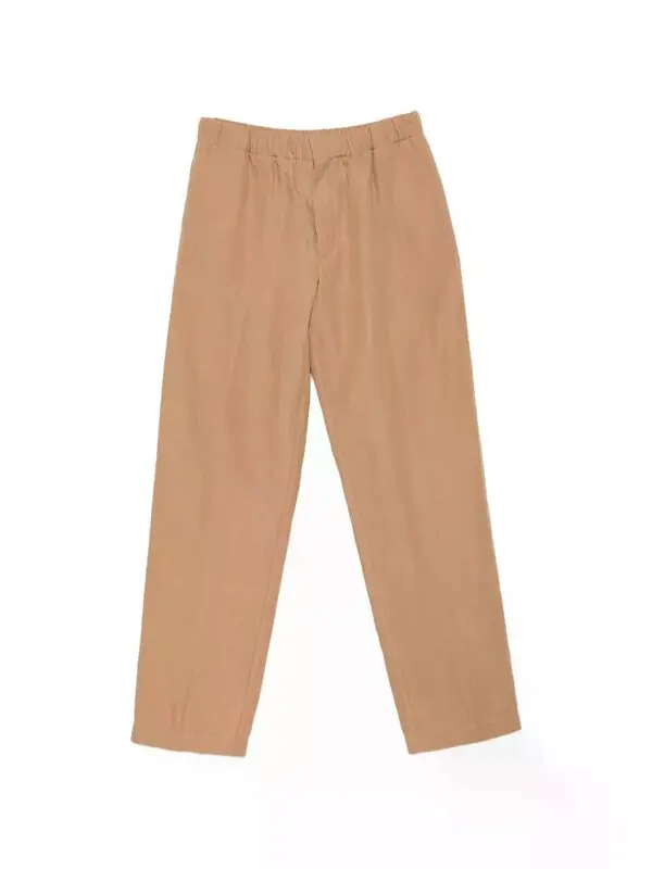 LARDINI Elasticated Trousers With Pockets - Neutrals