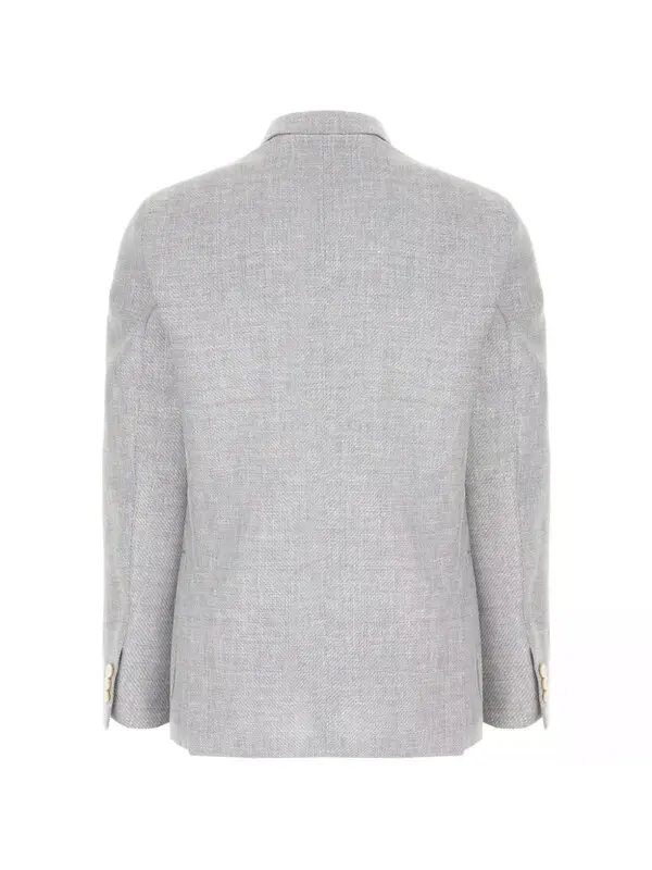 LARDINI Single-breasted Tailored Blazer - Grey
