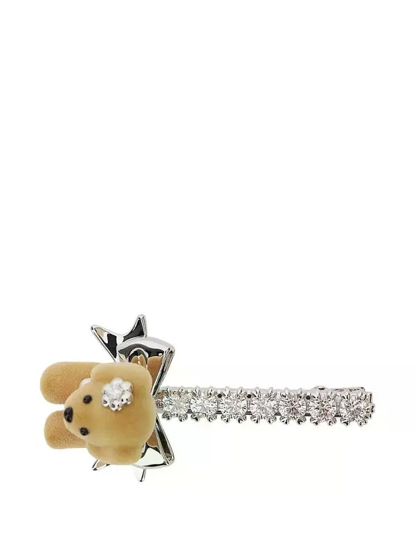YVMIN Embellished Bear Hair Accessory - Silver