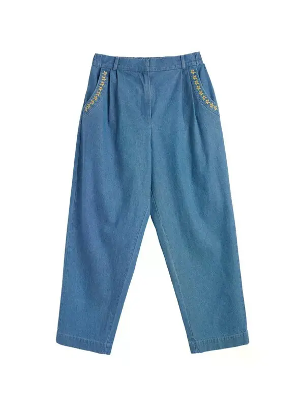 Chinti & Parker Embroidered Trousers