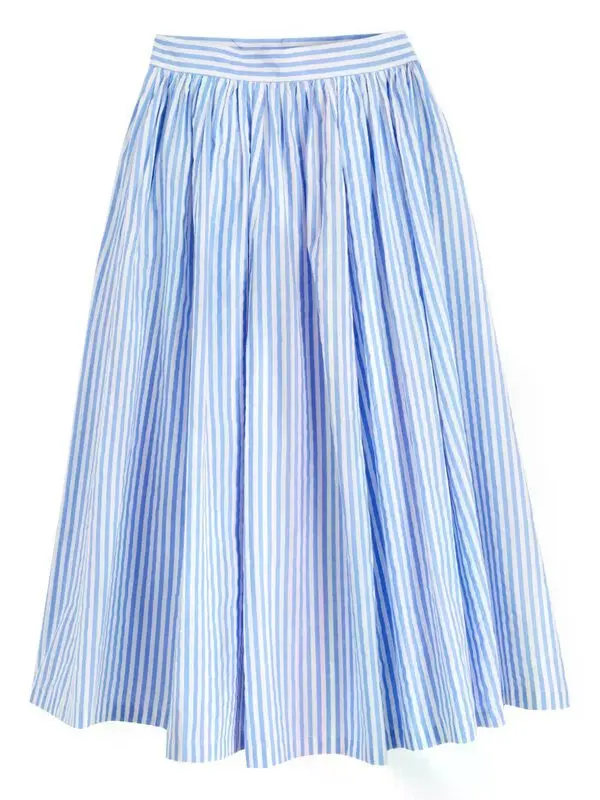 Chinti & Parker Striped Maxi Skirt - Blue