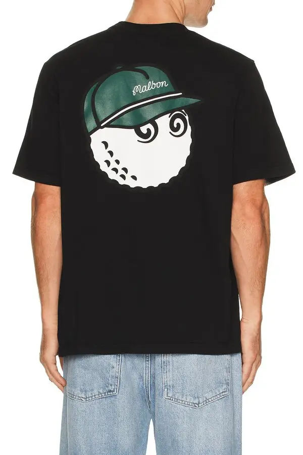 MALBON Bermuda Baldwin Tee - Black