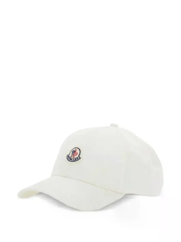 Moncler Logo Baseball Cap - White