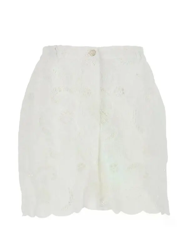 MERCI Lace Shorts - White