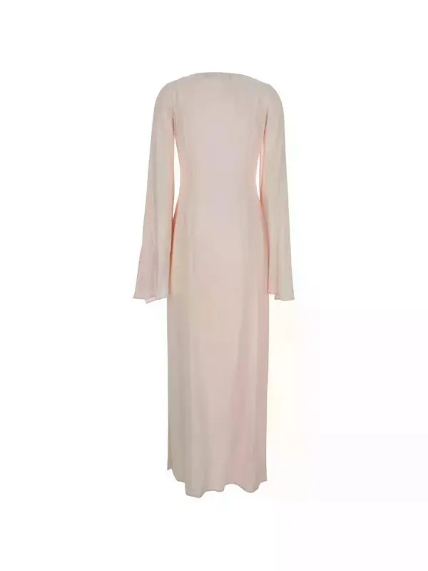 Federica Tosi Flared-sleeve Maxi Dress - Pink