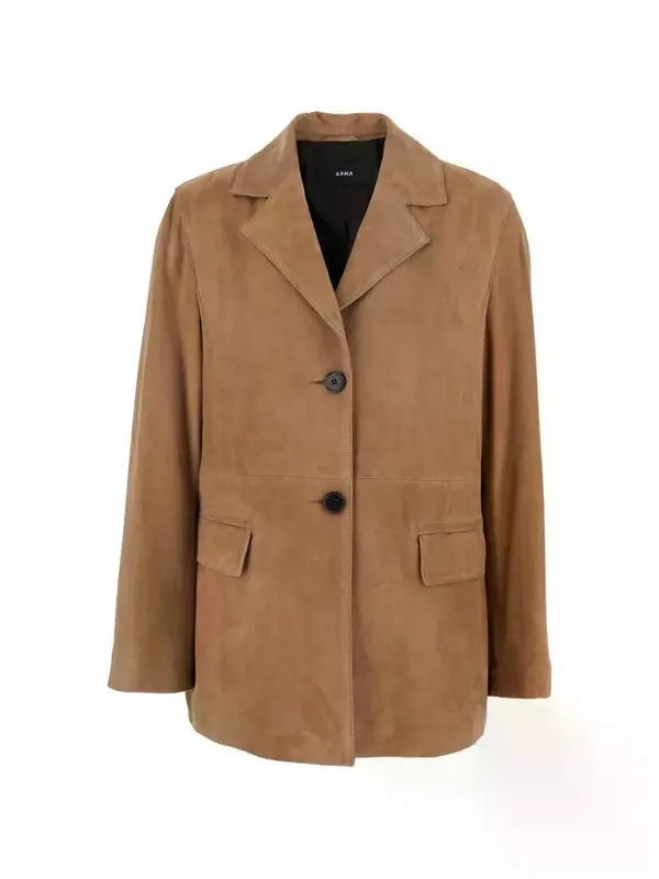 ARMA Jolie Suede Jacket - Brown