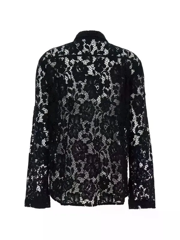 Federica Tosi Floral Lace Shirt