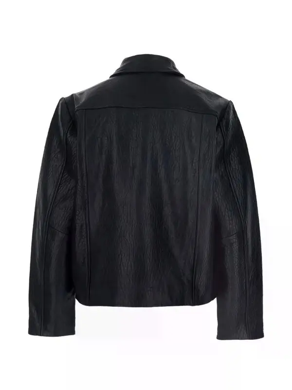 WON HUNDRED Zip Leather Jacket