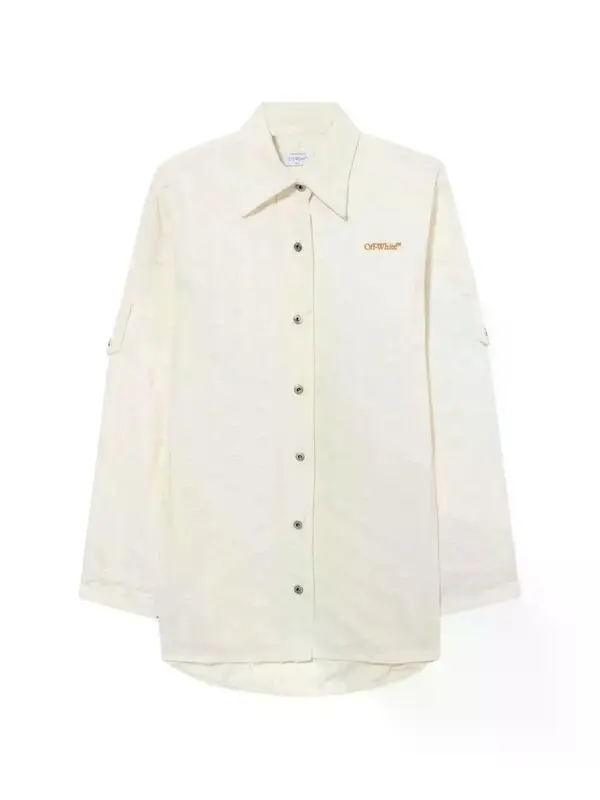 Off-White Star-jacquard Shirt Jacket