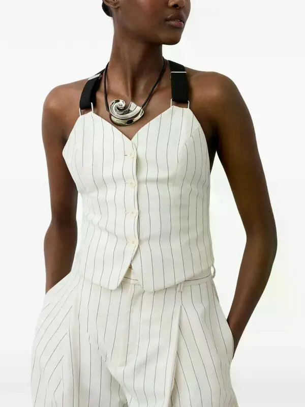 Ralph Lauren Striped Bustier Top