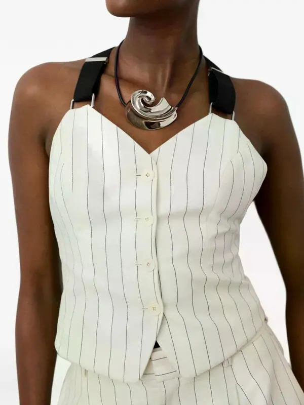 Ralph Lauren Striped Bustier Top