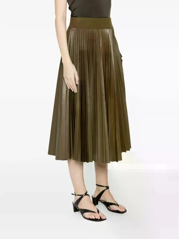 Simkhai Pleated Midi Skirt