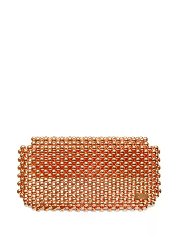 0711 TBILISI Clover Beaded Clutch Bag - Orange