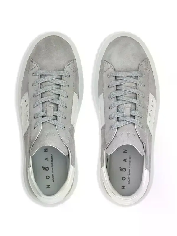 Hogan H-stripes Suede Sneakers