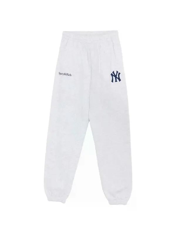 SPORTY & RICH Logo Trousers - Grey