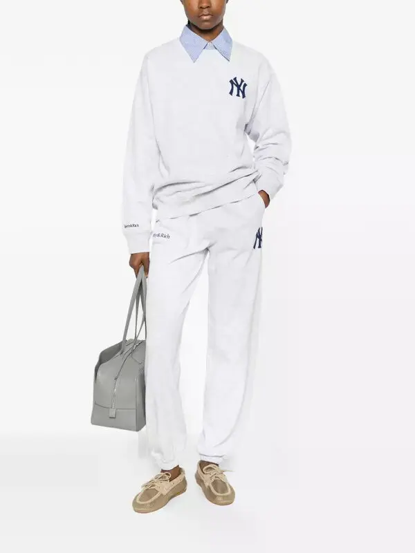 SPORTY & RICH Logo Trousers - Grey