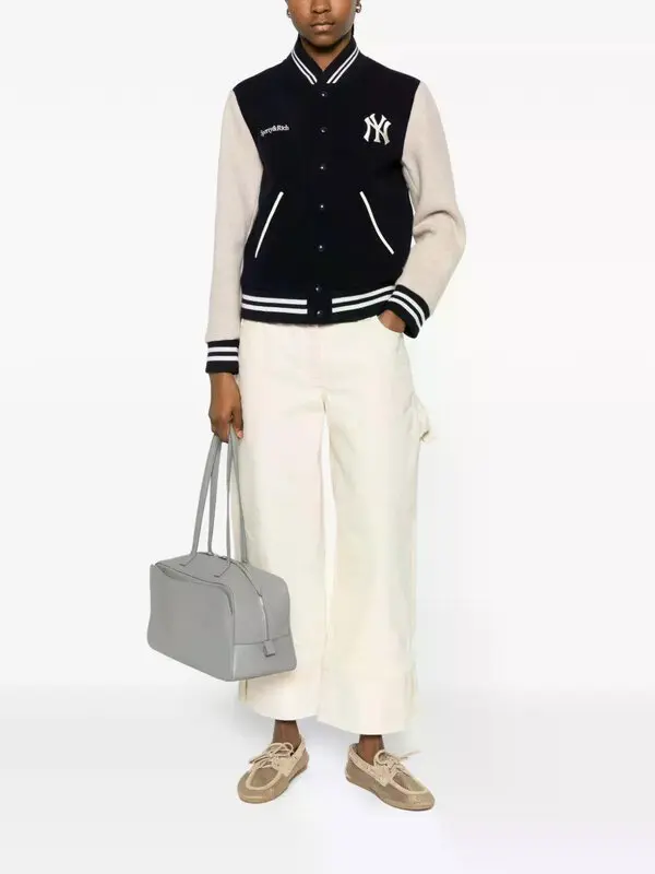 SPORTY & RICH Logo Striped Jacket