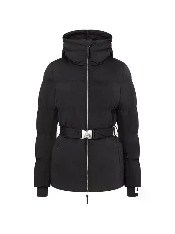 JETSET Dominique Belted Hooded Ski Jacket - Black