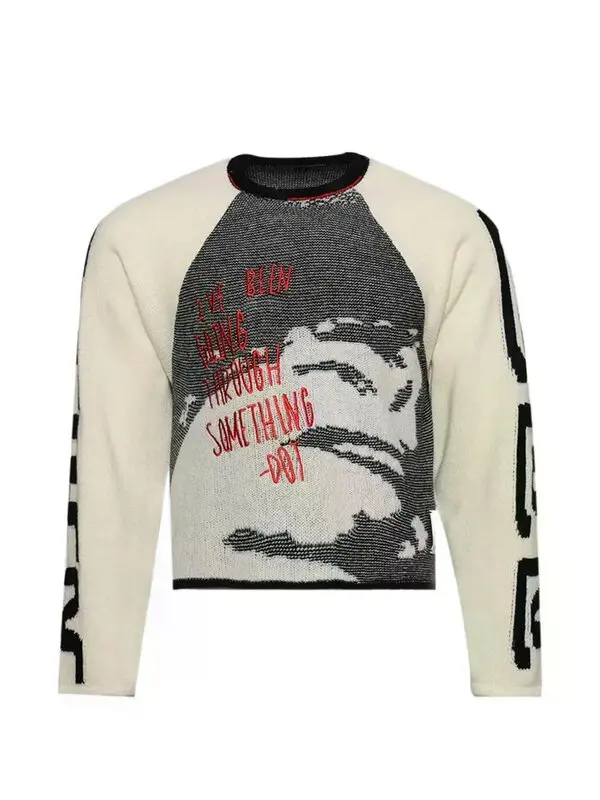 RRR123 Graphic Knit Jumper
