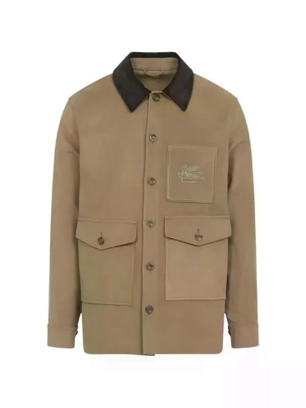 Etro Corduroy Collar Jacket