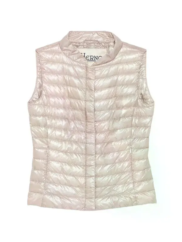 Herno Vera Quilted Sleeveless Gilet - Pink