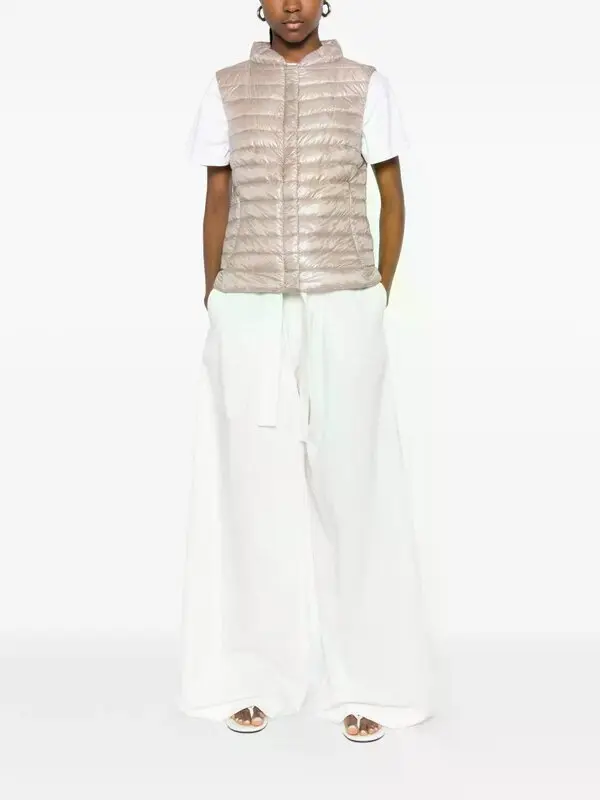Herno Vera Quilted Sleeveless Gilet - Pink