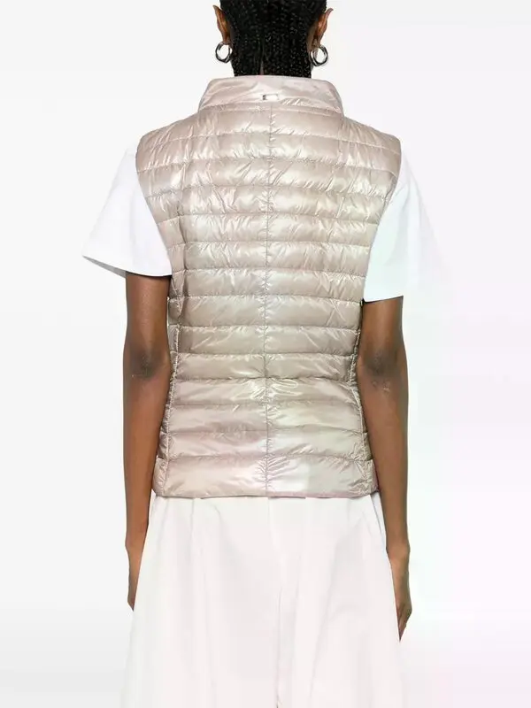 Herno Vera Quilted Sleeveless Gilet - Pink