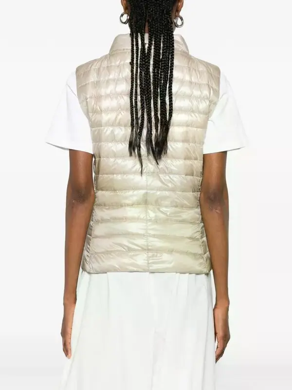 Herno Vera Collarless Quilted Gillet
