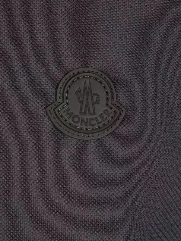 Moncler Logo-patch Cotton Polo Shirt