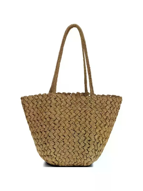 THE ROW Estelle Woven Tote Bag - Brown