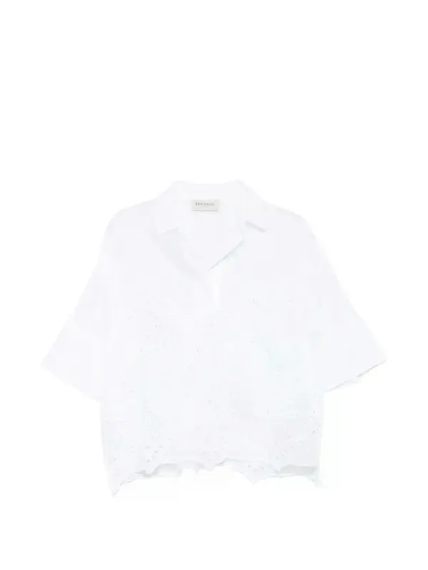 ERMANNO FIRENZE Lace Blouse - White