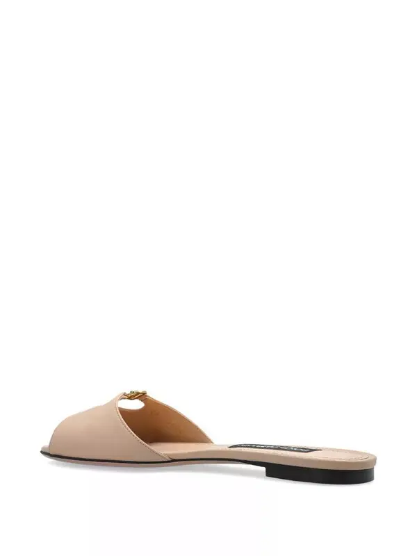 Dolce & Gabbana Logo Detail Sliders - Neutrals
