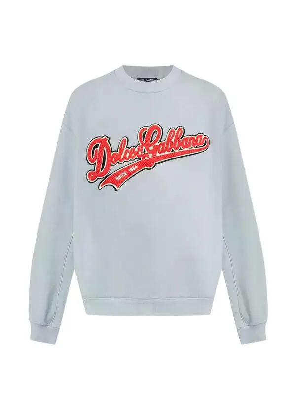 Dolce & Gabbana Appliqué Sweatshirt - Grey