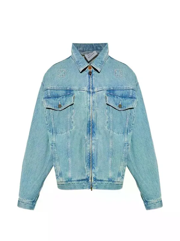 Vetements Logo-print Denim Jacket