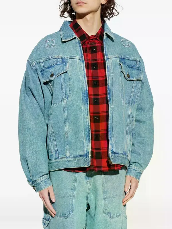 Vetements Logo-print Denim Jacket