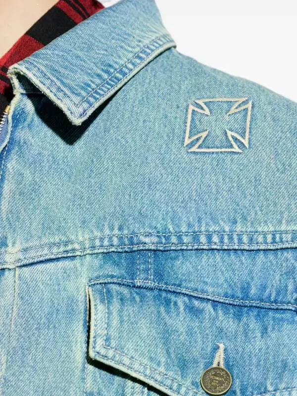 Vetements Logo-print Denim Jacket