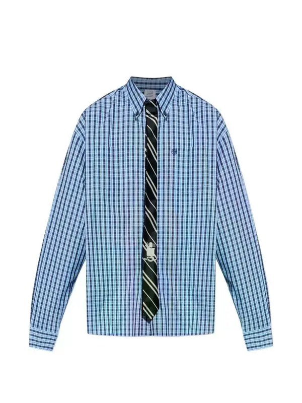 Vetements Checked Button-fastening Shirt