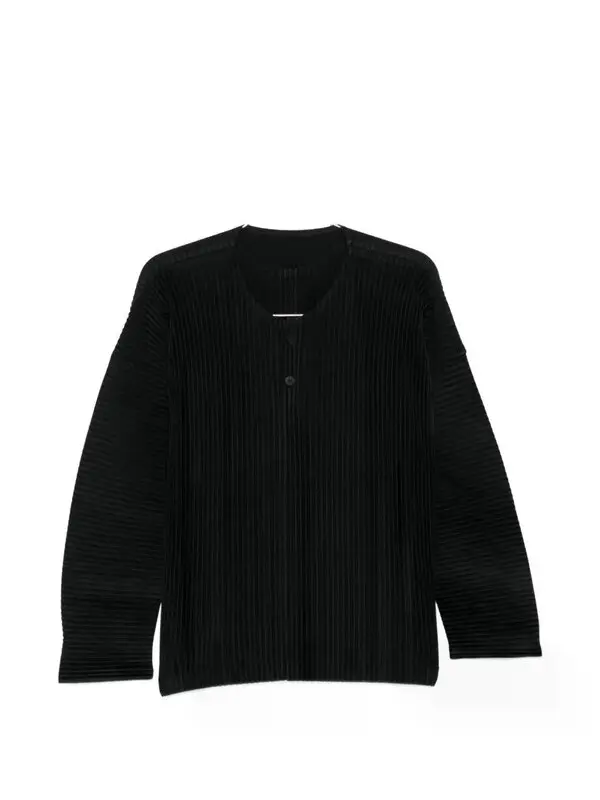 Issey Miyake Mc February Button Pleated T-shirt - Black
