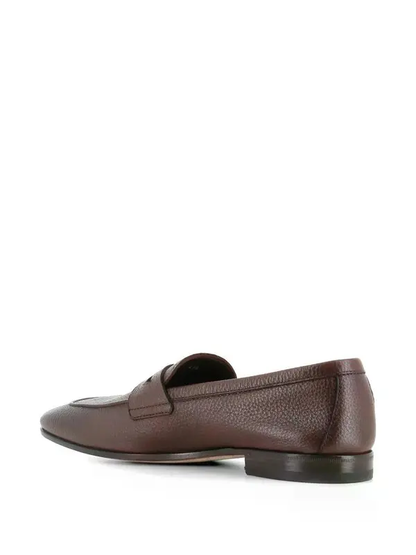 HENDERSON BARACCO Grained-leather Loafers