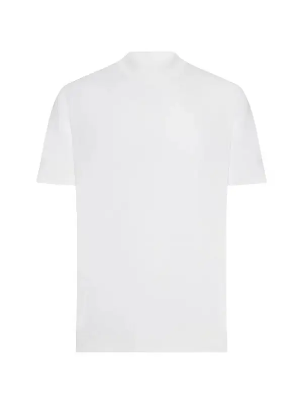 ROBERTO COLLINA High-neck Short-sleeve T-shirt - White