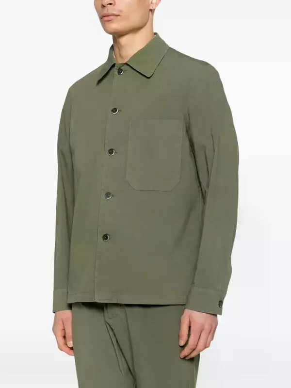 Barena Venezia Button Pocket Shirt - Green