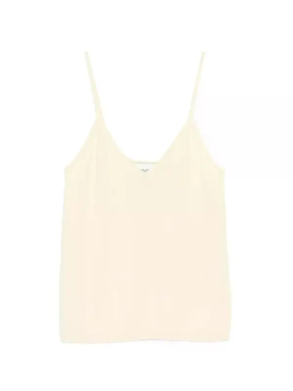 Eric Bompard V-neck Straps Top - Yellow